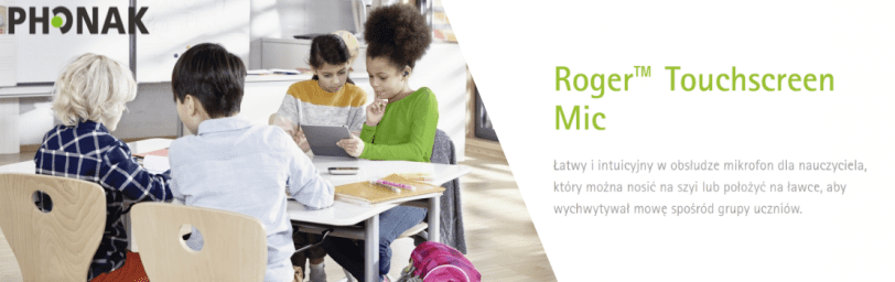 Mikrofon Phonak Roger Touchscreen Mic - OTOVITA - Aparaty Słuchowe
